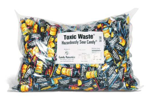 Toxic Waste Sour Candy 1000 Piece Bag – Royal Wholesale